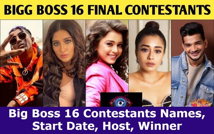 Bigg Boss 16 Contestants Name List With Photos Host Winner