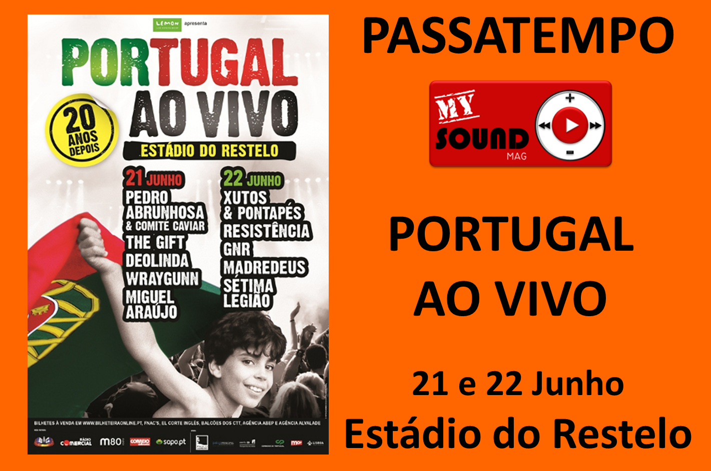 Passatempo Portugal Ao Vivo No EstÁdio Do Restelo Vencedores