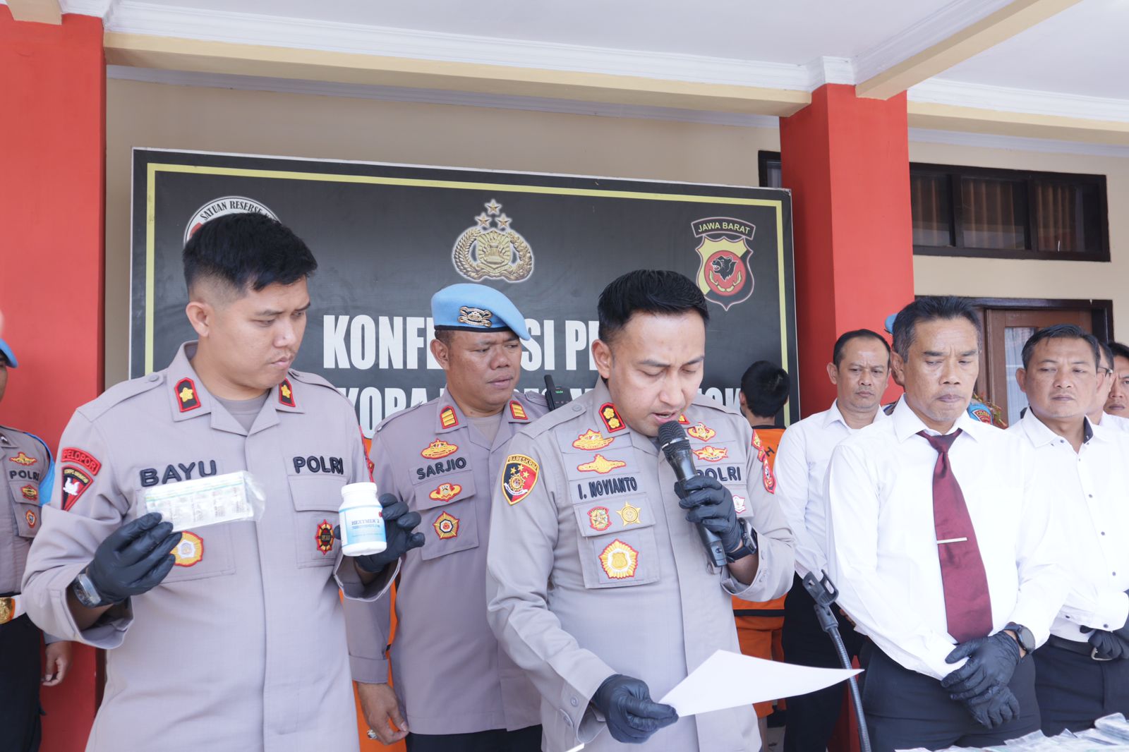 Hasil Operasi Antik Lodaya 2023 Polres Majalengka Ungkap Lima Kasus