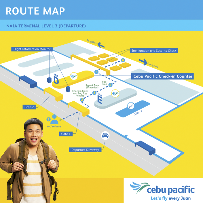 Cebu Pacific Elevates Passenger Experience At Naia T3 Lakad Pilipinas