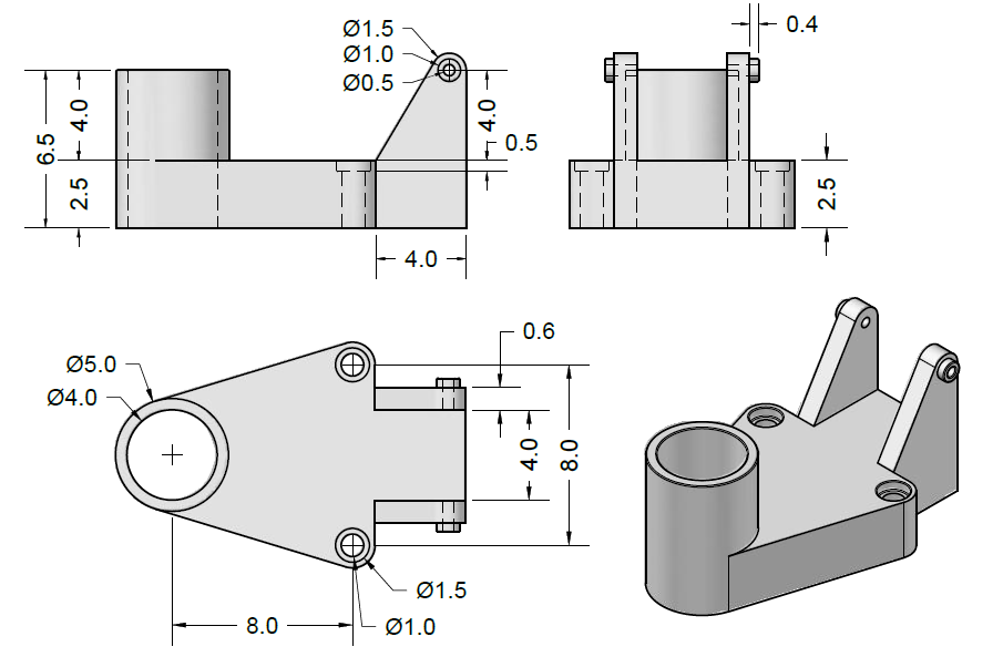 Cara Membuat Model 3d Di Autocad Latihan Praktis 01