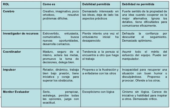 Pensamiento Administrativo Las Características De Los 9 Roles De Los