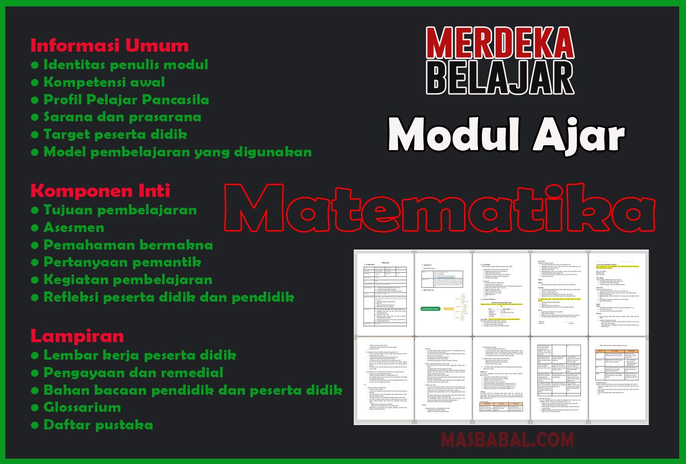 Modul Ajar Matematika Fase E Kelas X Materi Fungsi Trigonometri Tahun