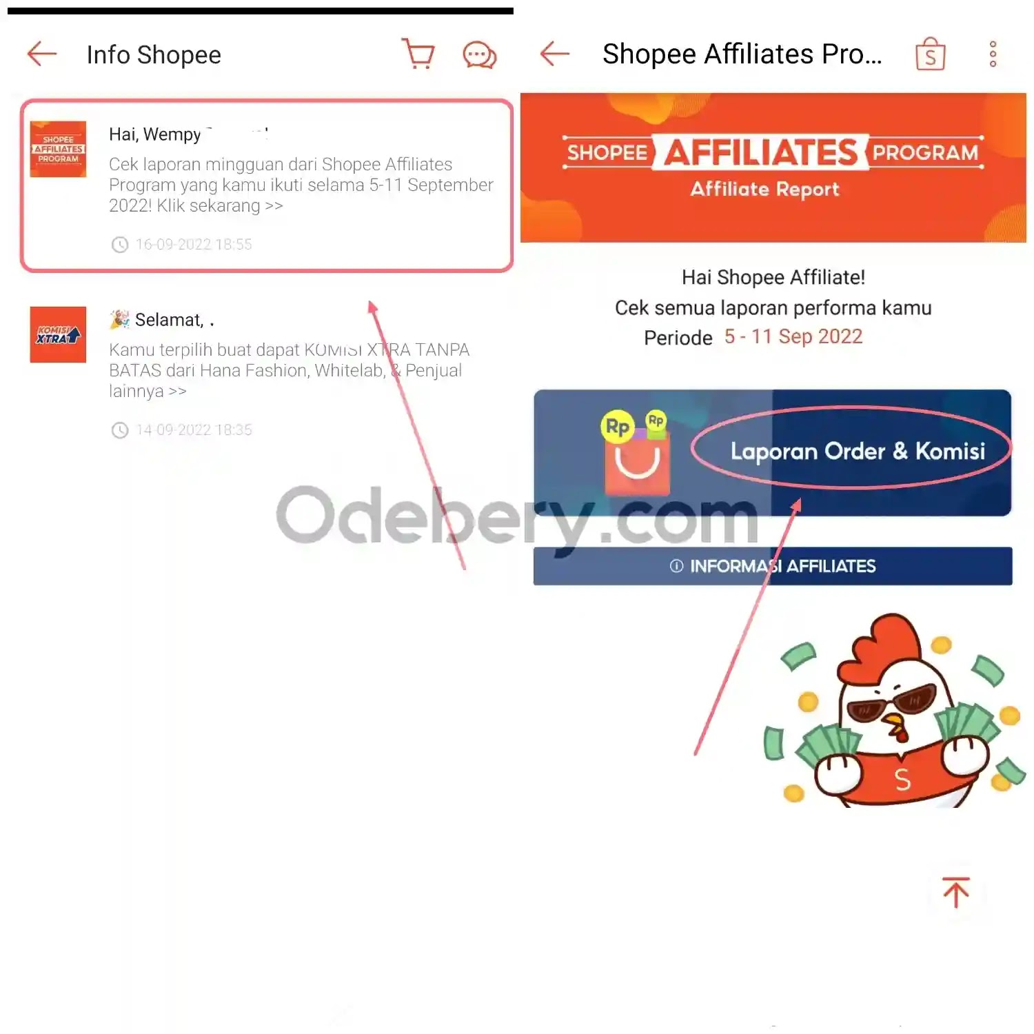 Cara Mengecek Laporan Komisi Shopee Affiliate Lengkap