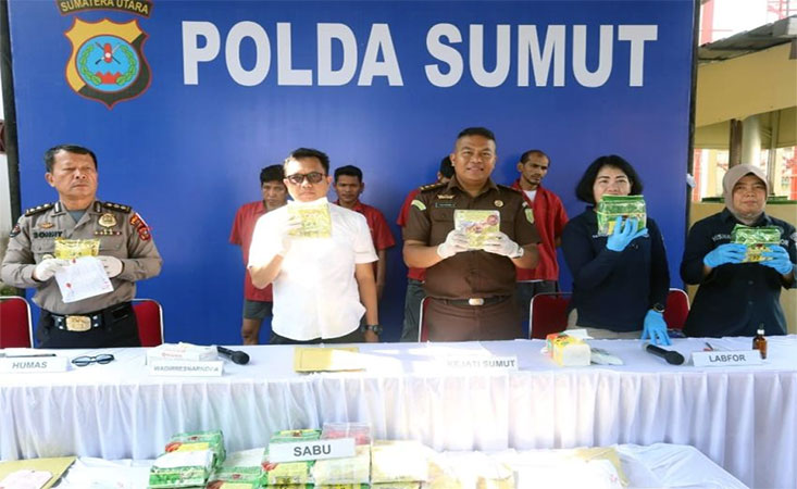 Polda Sumut Sita 23 Kg Sabu Dari Jaringan Aceh Medan