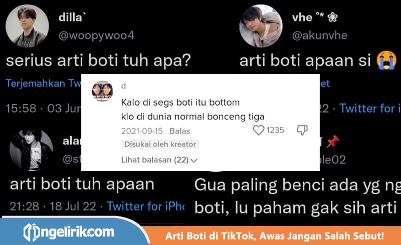 Apa Arti Boti Dalam Bahasa Gaul Jangan Keliru Ini Arti Yang Benar