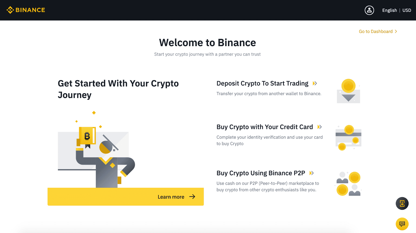 كيفية التسجيل في منصة Binance