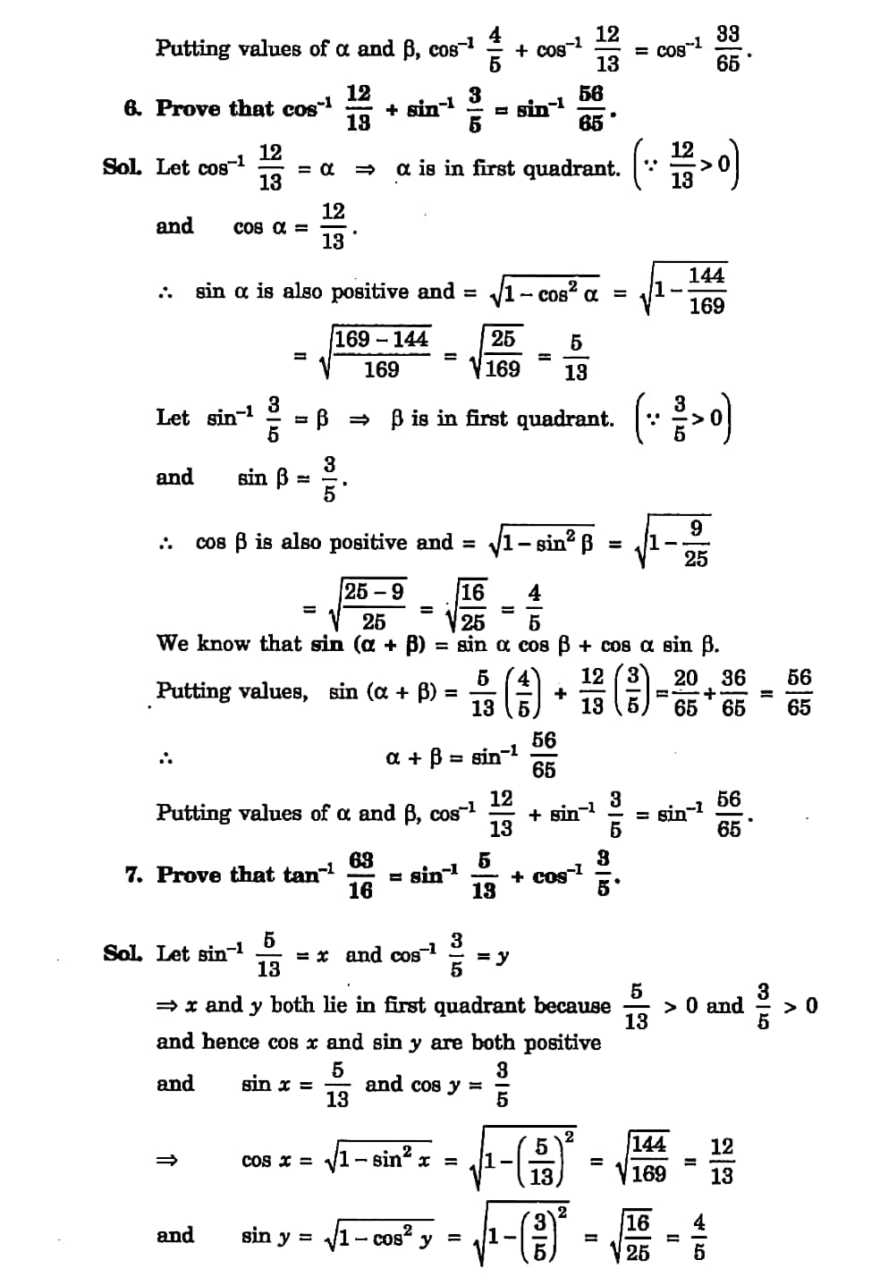 Inverse Trigonometric Functions Class 12 Math Studypur