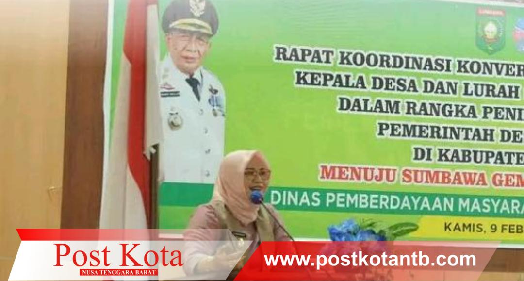 Wakil Bupati Sumbawa Buka Rapat Koordinasi Konvergensi Stunting Tahun