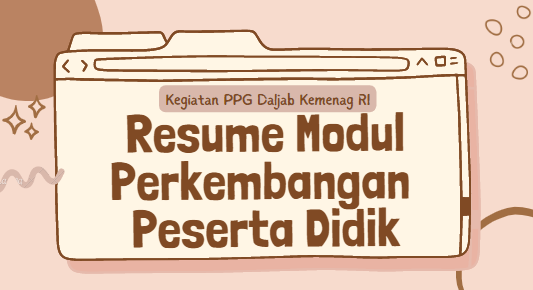 Ppg Daljab Contoh Resume Modul Perkembangan Peserta Didik Iin Solihin