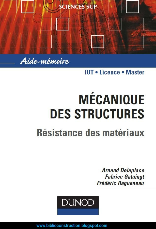 Livre MÉcanique Des Structures Résistance Des Matériaux Pdf