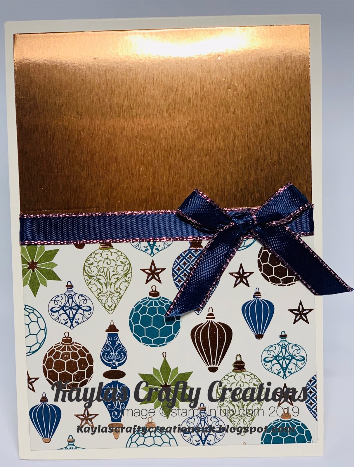 Kaylas Crafty Creations Christmas Card Box