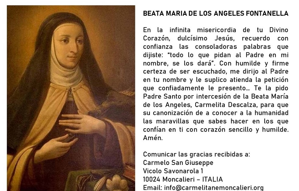 Santidad Carmelitana Cuando Los Santos Son Amigos Maria De Los