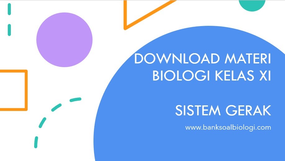 Download Materi Biologi Bab 4 Sistem Gerak Biologi Kelas Xi Bsb