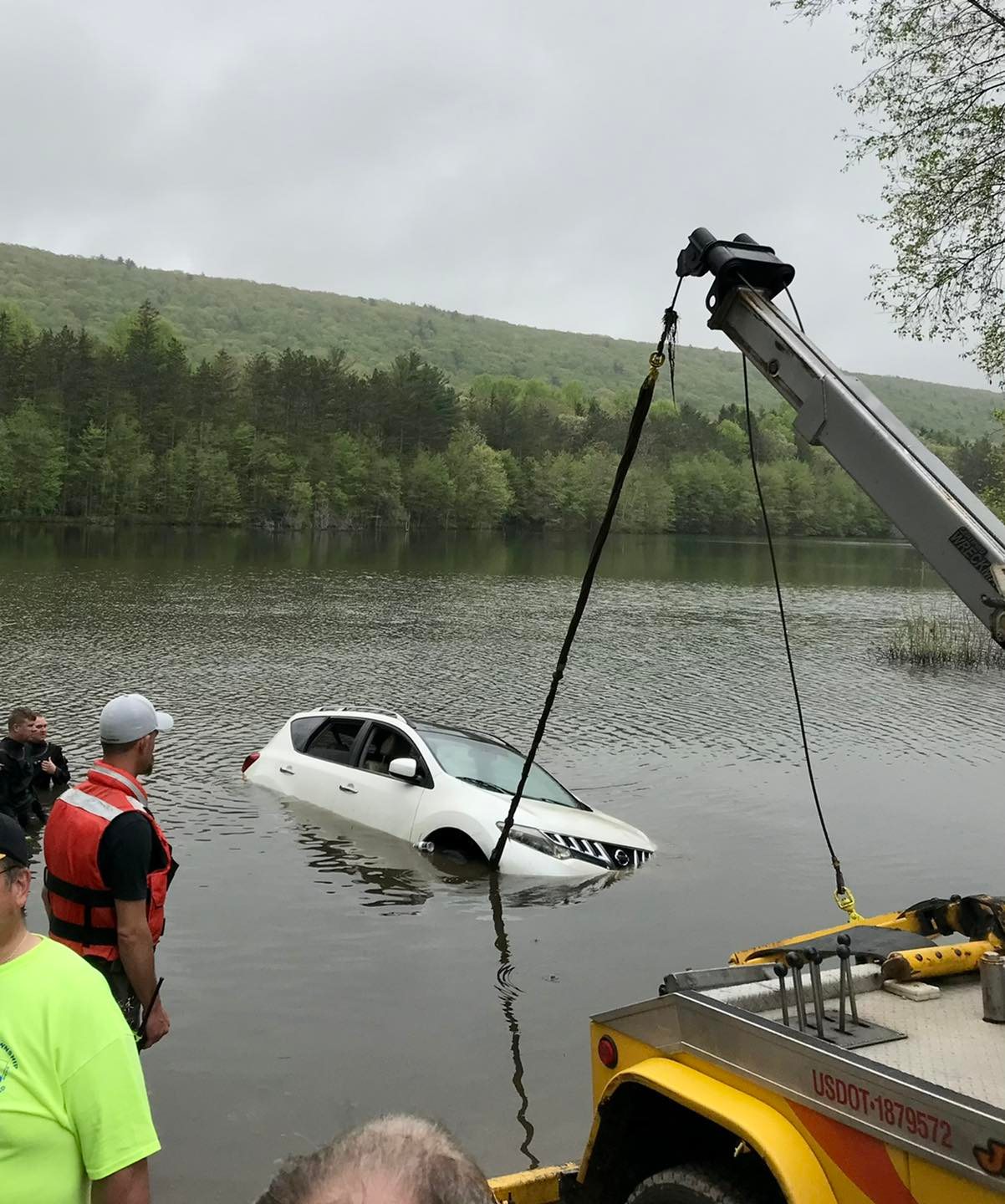 Stolen Suv Found Submerged In Reservoir Near Tamaqua