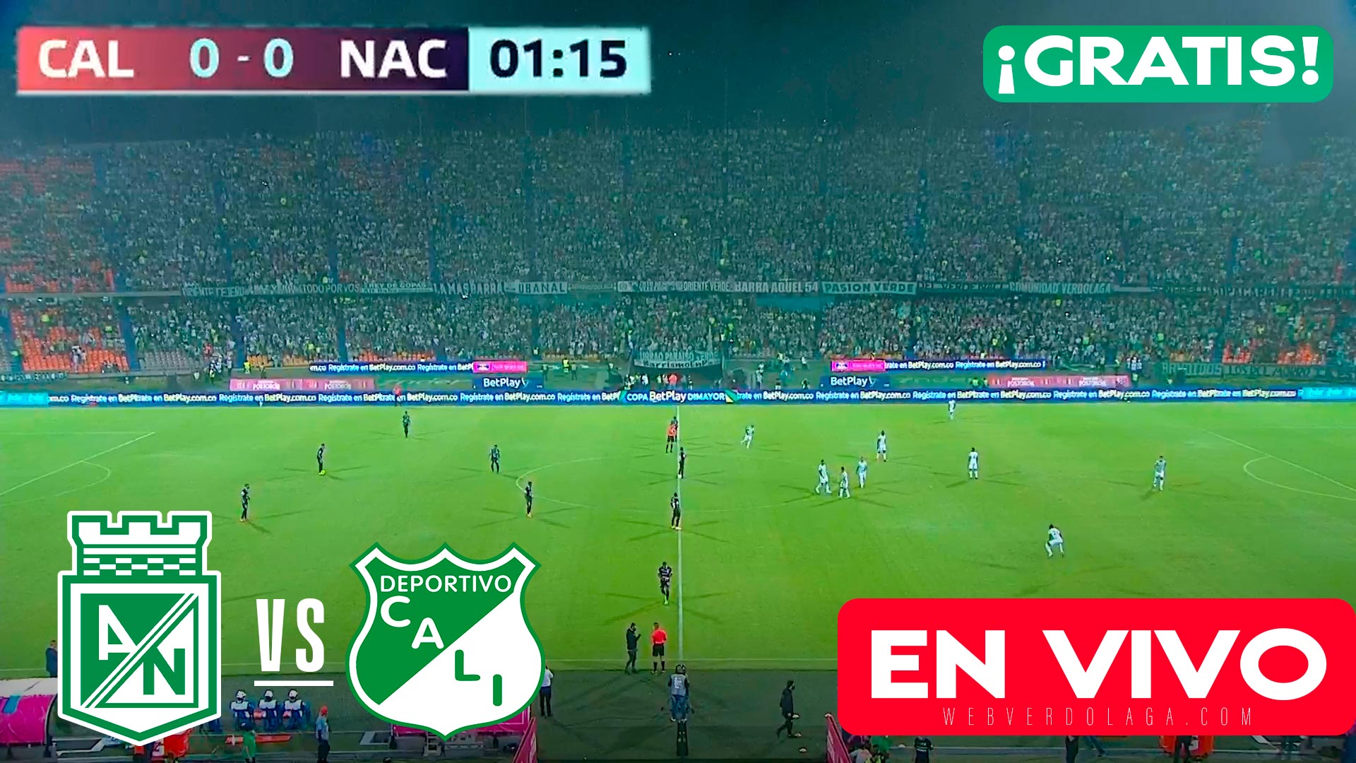 En Vivo Atlético Nacional Vs Cali Fecha 12 Liga Betplay Ll Gratis