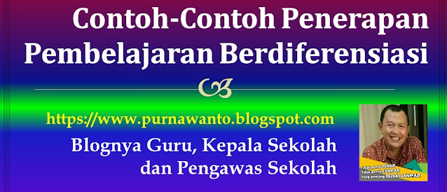 Contoh Penerapan Pembelajaran Berdiferensiasi ~ Blog Pengawas Sekolah