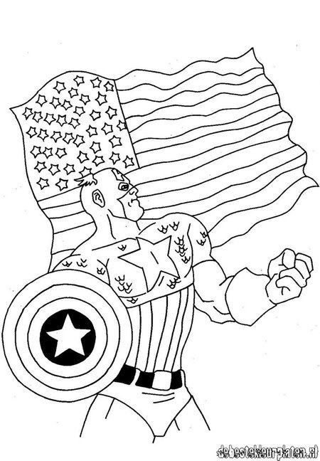 Avengers Coloring Pages Captain America Coloring Pages