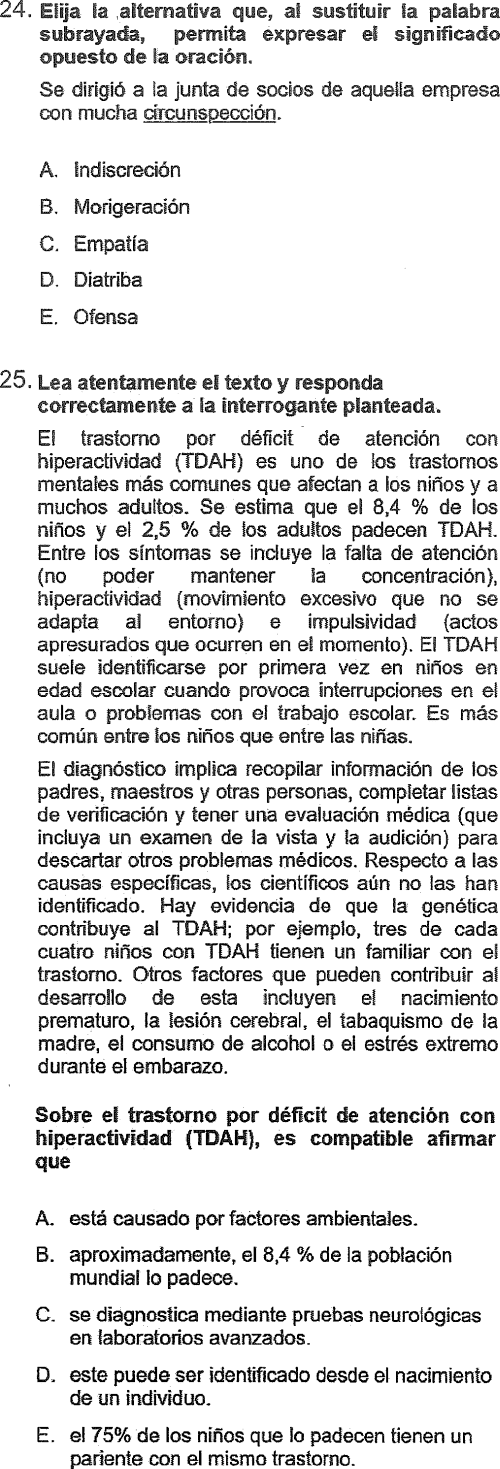 Ien 2024 Uni Solucionario Examen Nacional Escolar 2025 AdmisiÓn