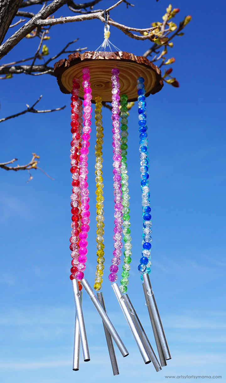 Diy Beaded Wind Chime Artsy Fartsy Mama