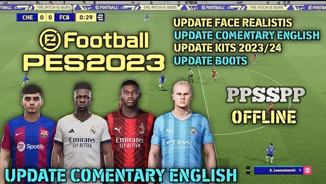 Pes Ppsspp New Update Faces 2023 Realistis Best Graphics New Kits And