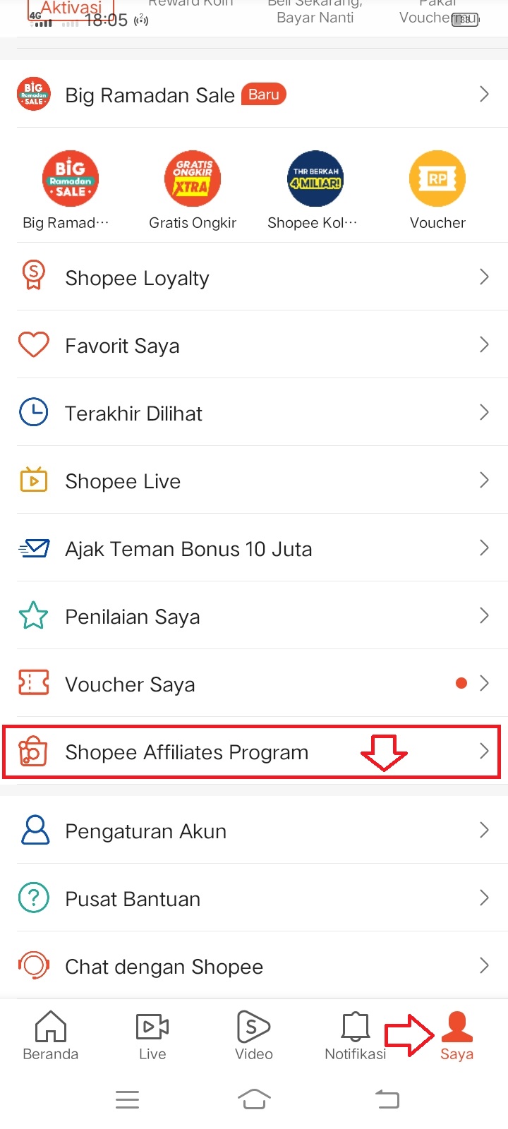 Cara Cek Komisi Shopee Affiliate Dan Melihat Laporan Mingguan