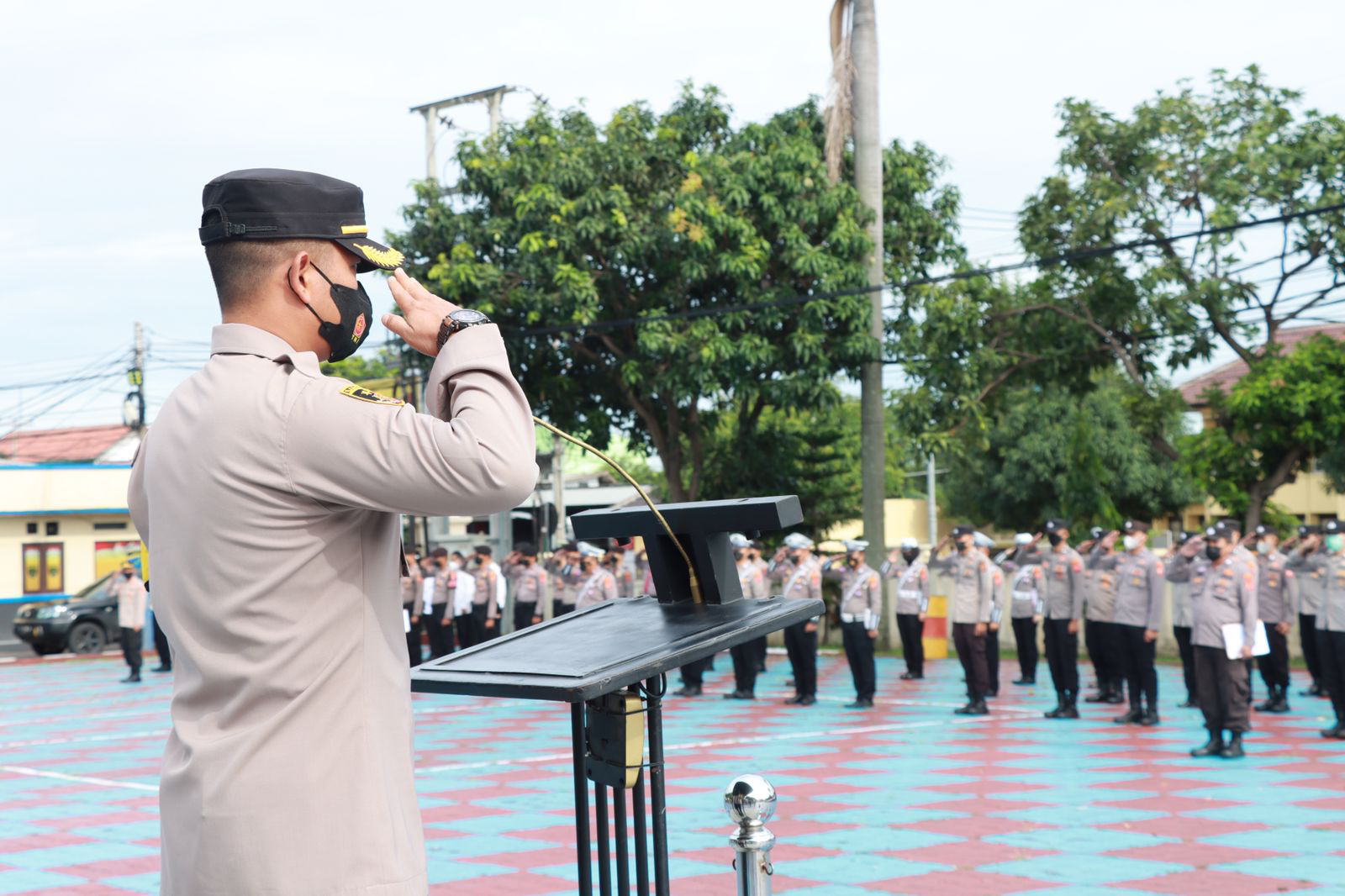 Tingkatkan Pelaksanaan Tugas Disaat Pimpin Apel Pagi Wakapolres