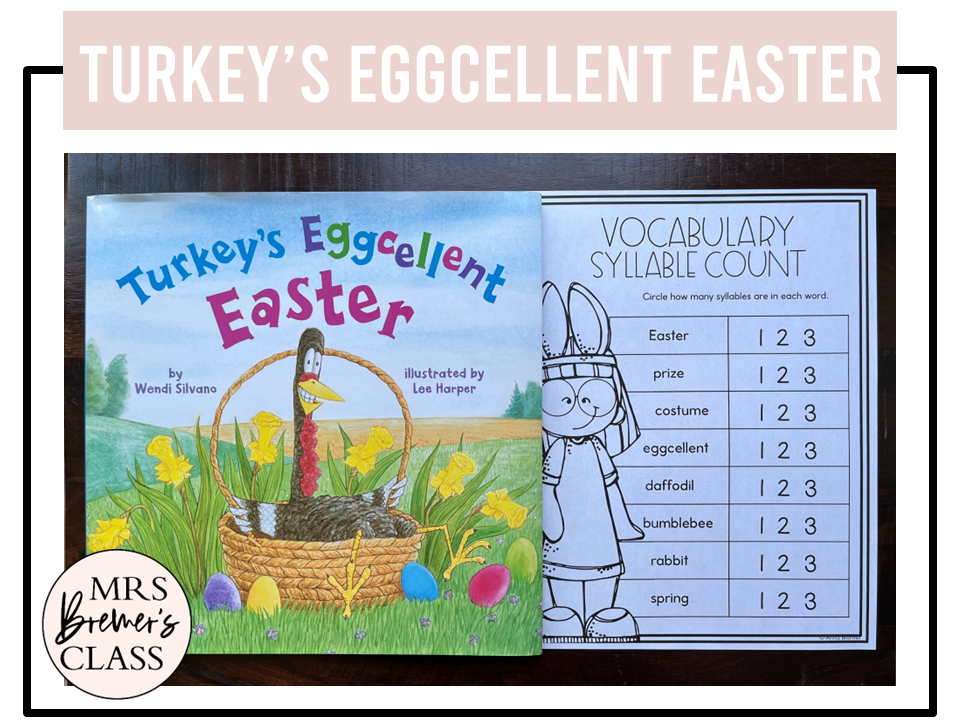 Turkeys Eggcellent Easter Book Activities And Craftivity Mrs