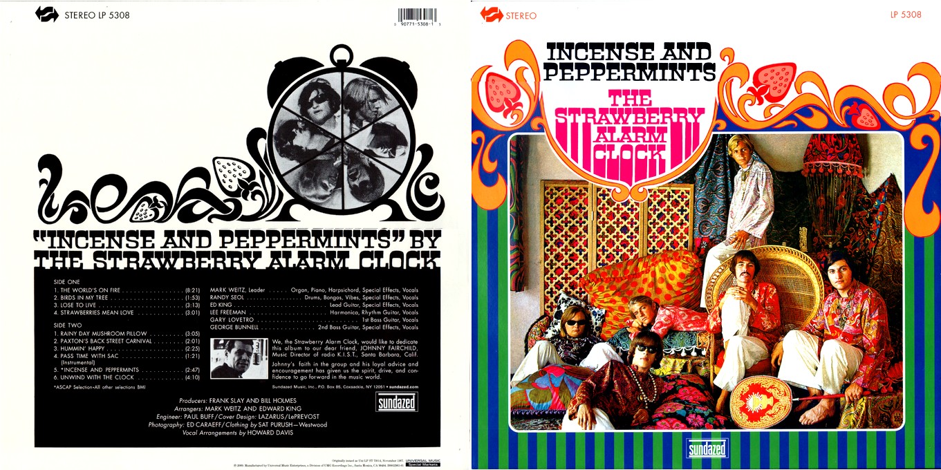 Sixties Beat Strawberry Alarm Clock Incense And Peppermints