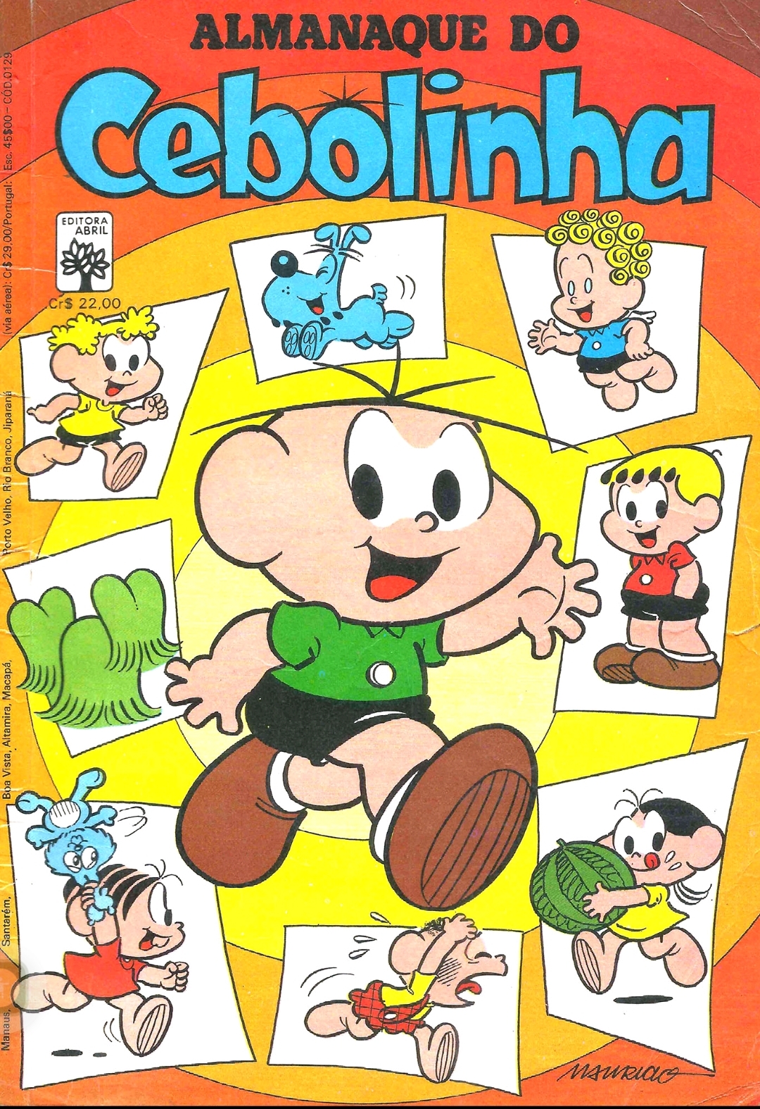 Gibis Clássicos Almanaque Do Cebolinha N° 1 Editora Abril