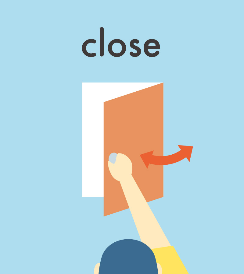 Close と Shut の違いとは？