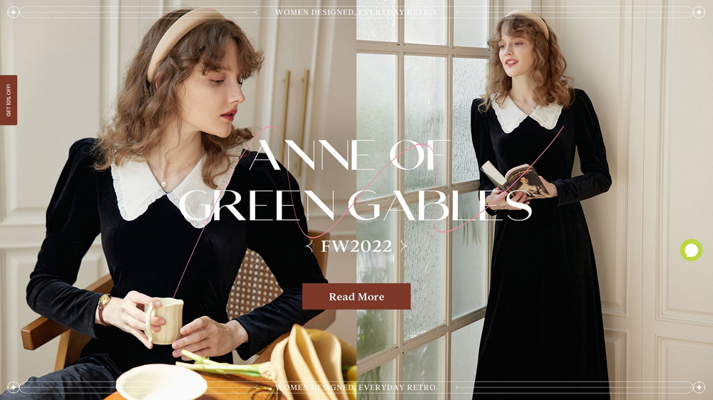 Anne Of Green Gables Inspired Clothing In Simple Retros 2022 Fall