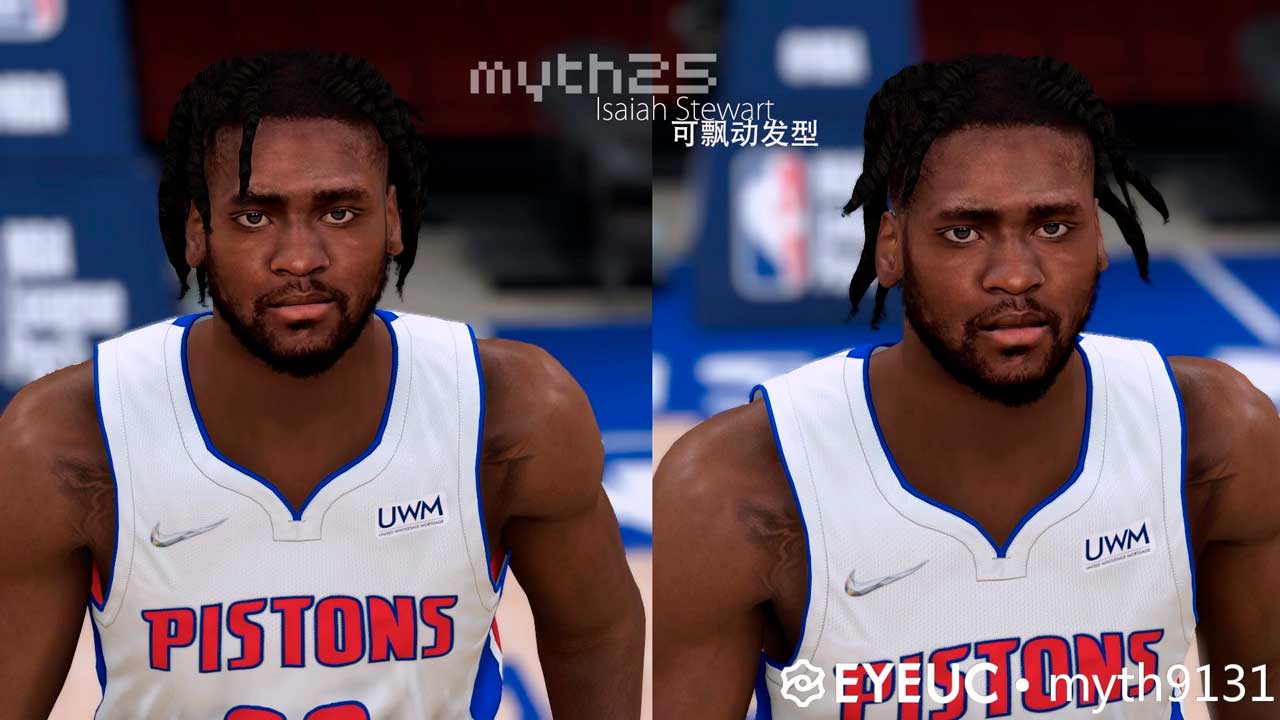 Nba 2k22 Cyberface Pack With Moving Hair By Aino