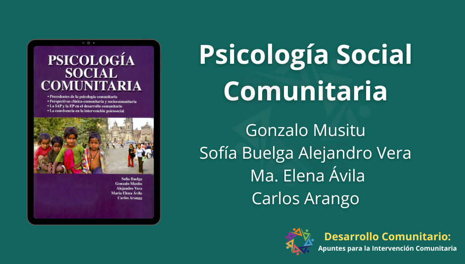 Psicología Social Comunitaria Gonzalo Musitu Sofía Buelga Alejandro