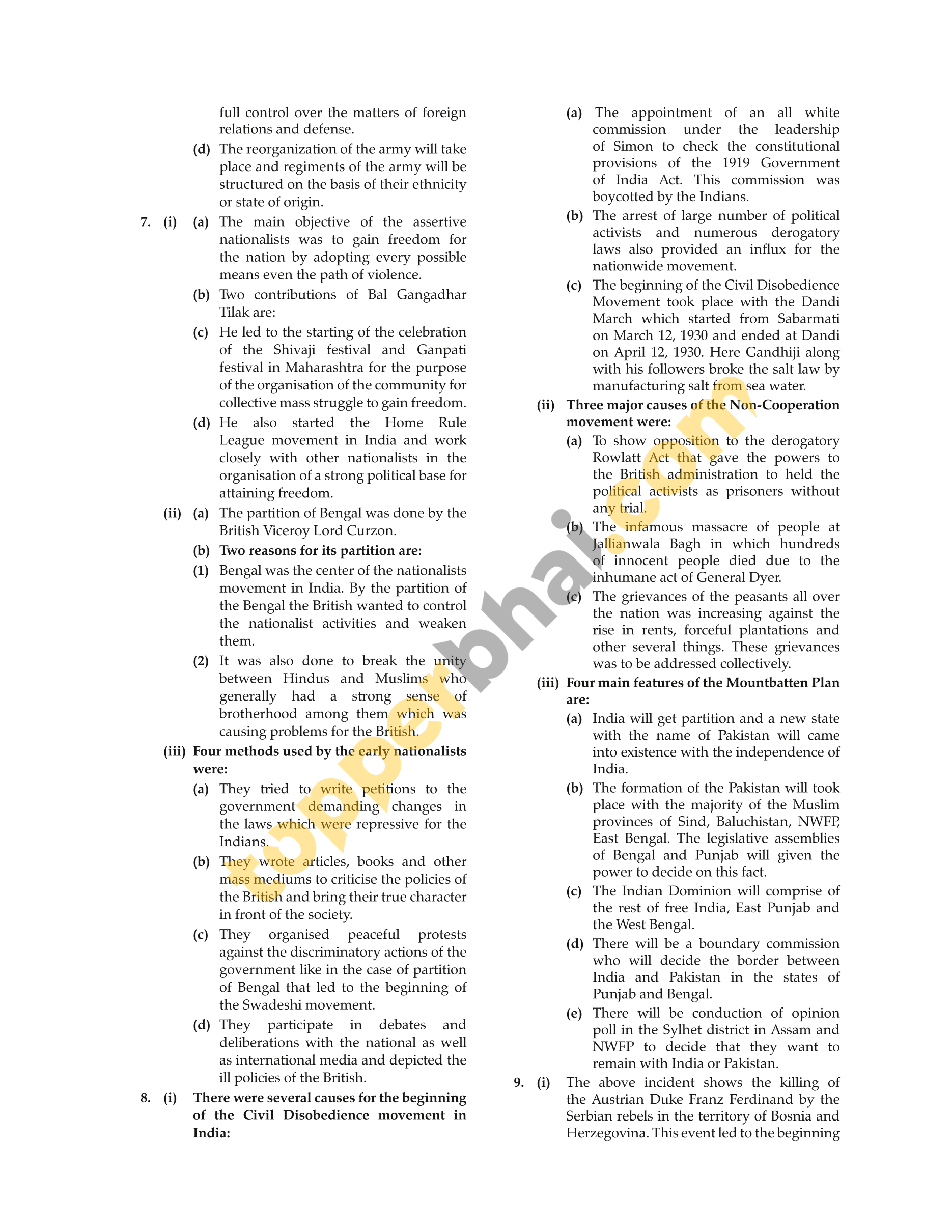 Icse History And Civics Solved Specimen Paper 2023