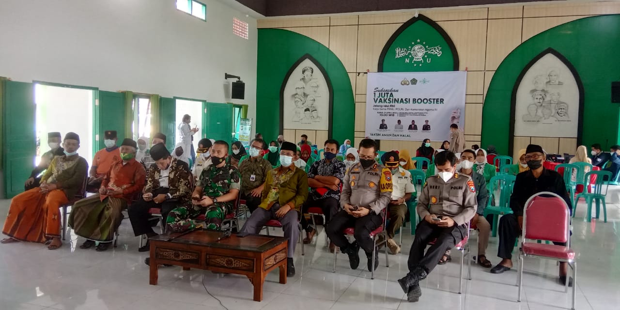 Sukseskan 1 Juta Vaksin Pcnu Bondowoso Bersama Kemenag Dan Polres