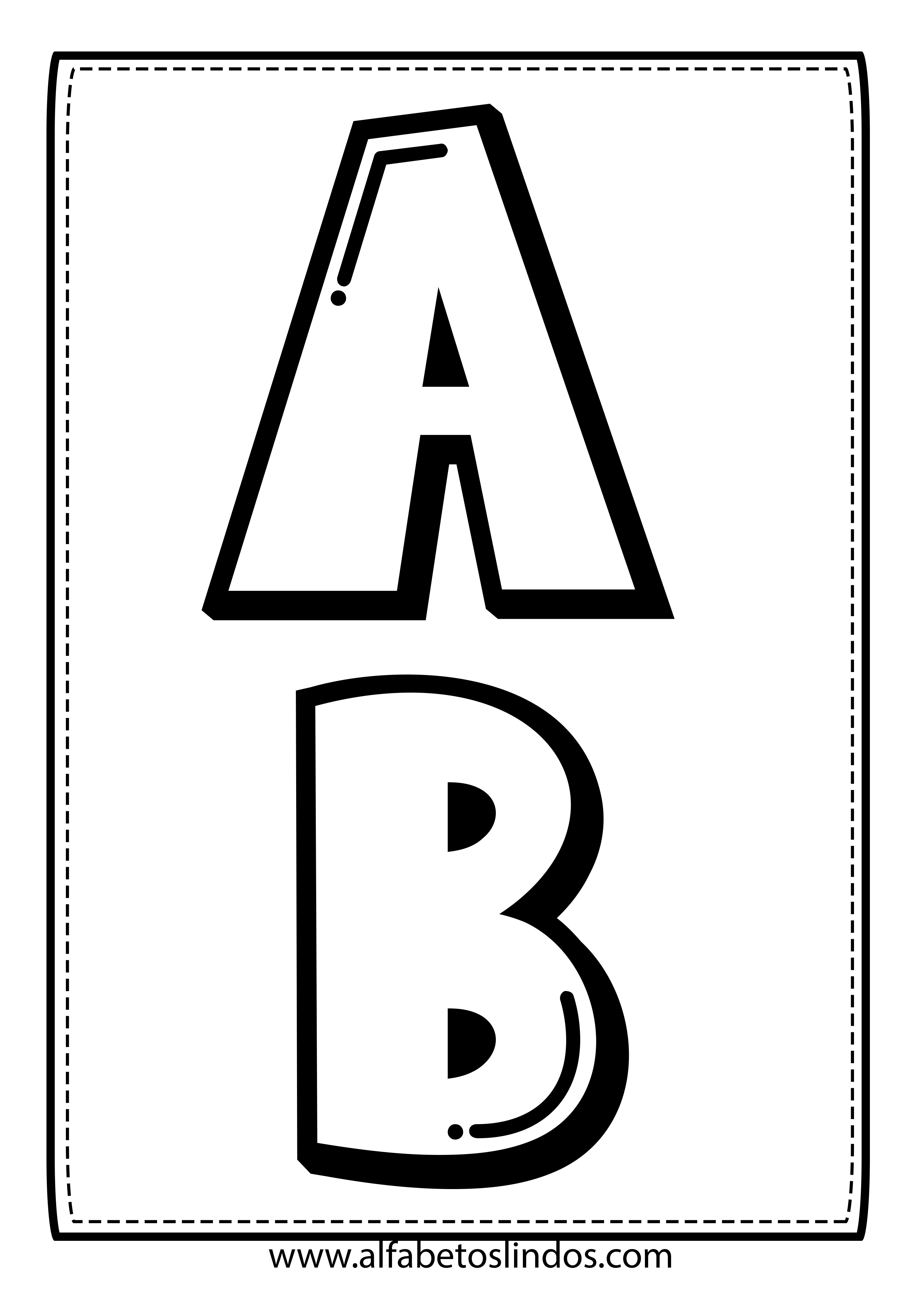 Moldes De Letras Do Alfabeto Lindas E GrÁtis Para VocÊ Imprimir