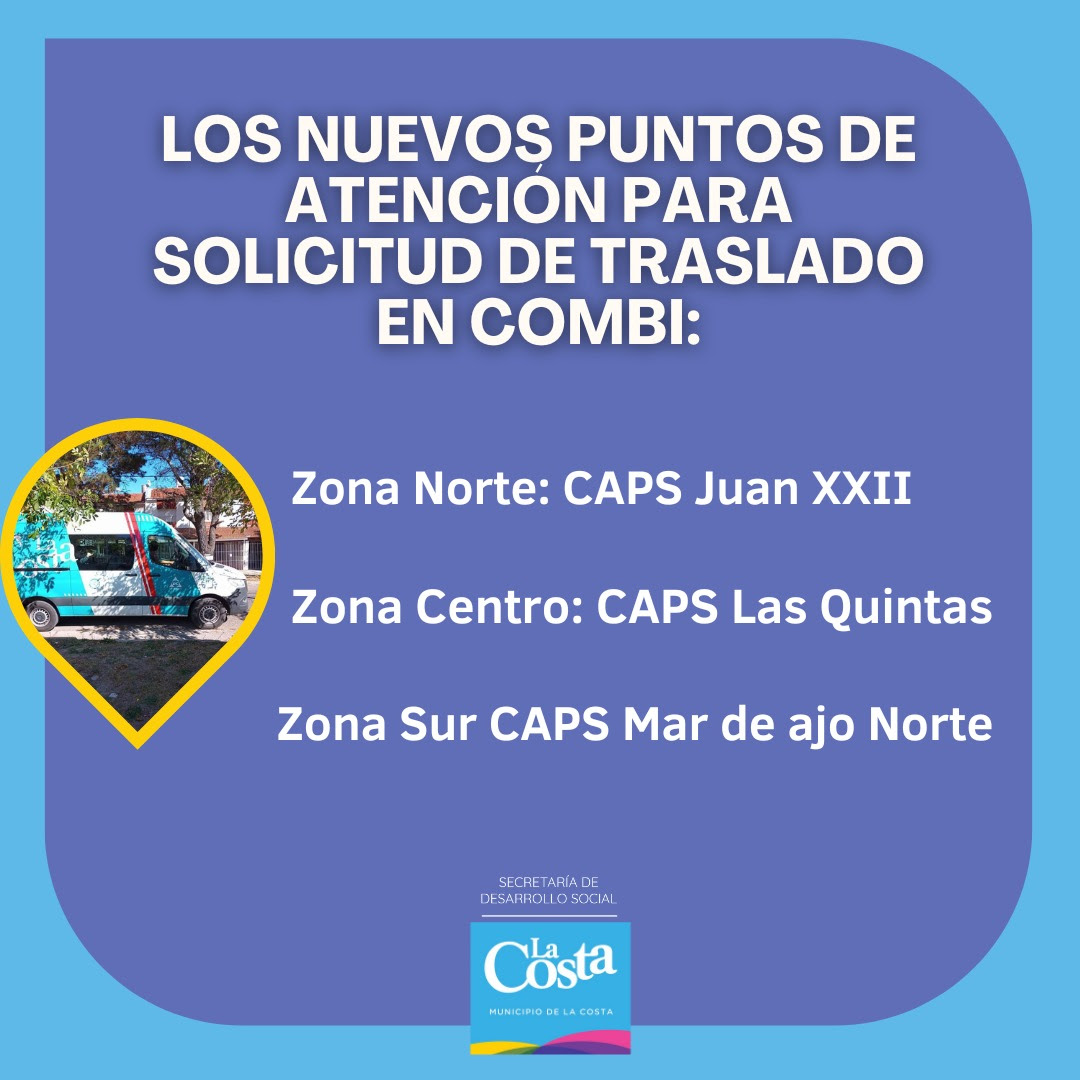 Nuevos Puntos De Atención Para Tramitar El Servicio De Combis