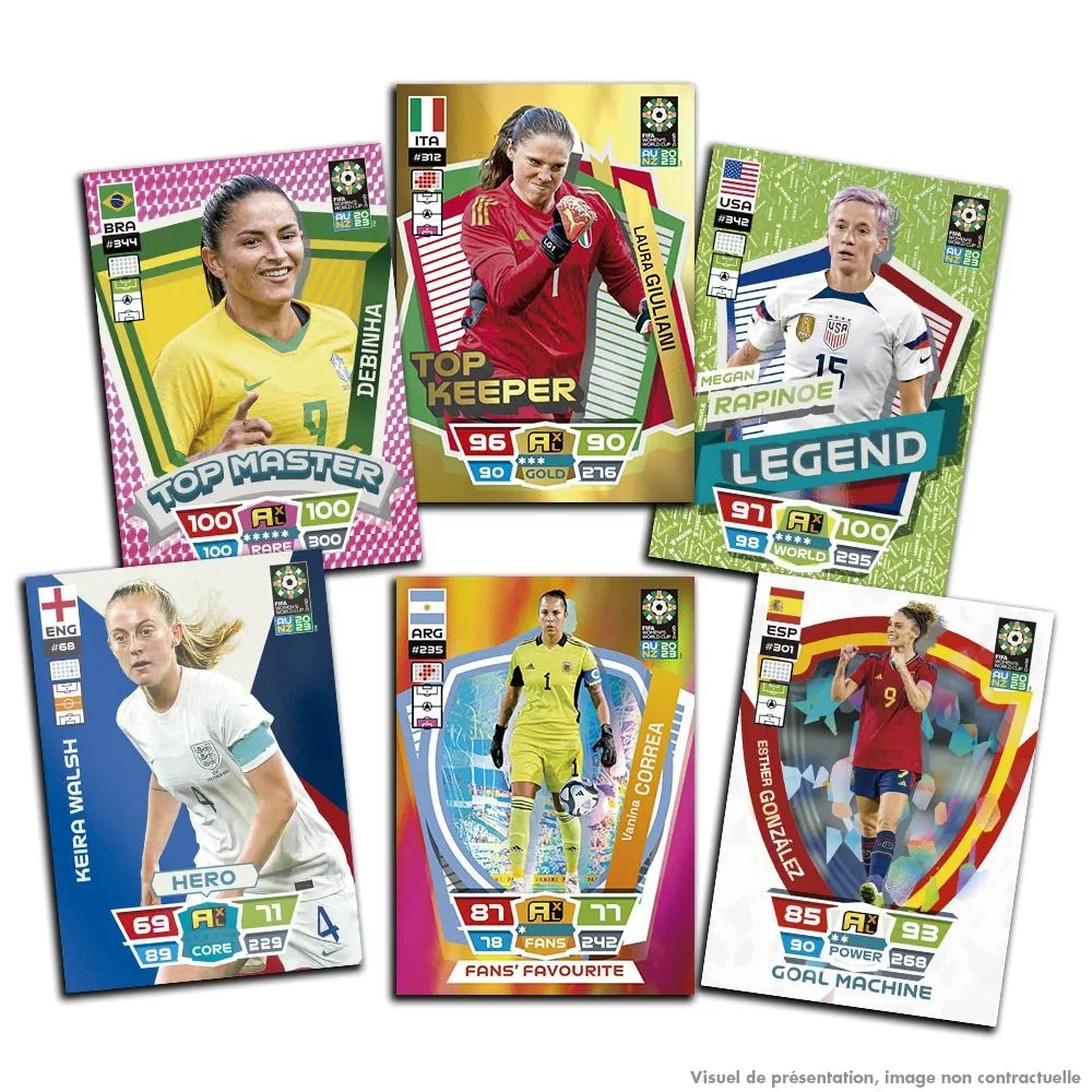 Colección Cartas Adrenalyn Fifa Womens World Cup Au Nz 2023 Mundial