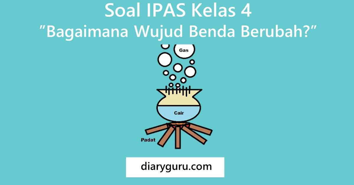 Soal Ipas Kelas 4 Bagaimana Wujud Benda Berubah Diary Guru