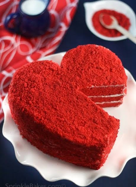 Eggless Red Velvet Cake Just In 7 Minutes