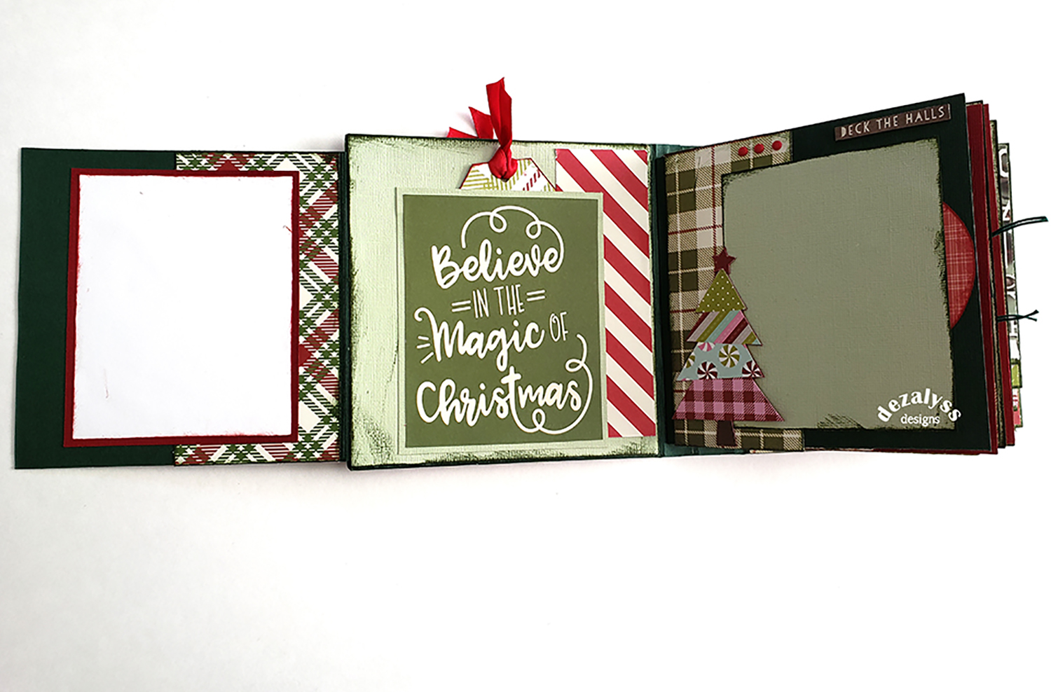 Dezalyssdesigns Simple Stories Christmas Mini Scrapbook Album