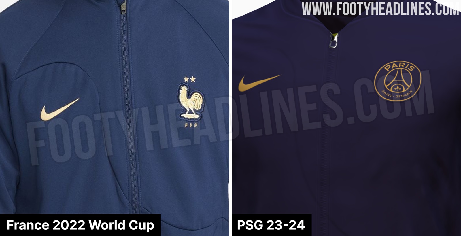 Psg 23 24 Anthem Jacket Leaked Evokes Memories Of France 2022 World