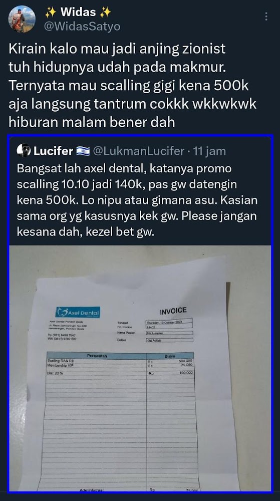 Ngakak Kirain Jadi Buzzer Zionis Pada Makmur Hidupnya Ehhh Ternyata