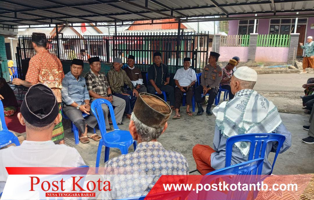 Serap Aspirasi Masyarakat Kapolsek Jereweh Dan Pemdes Dasan Anyar