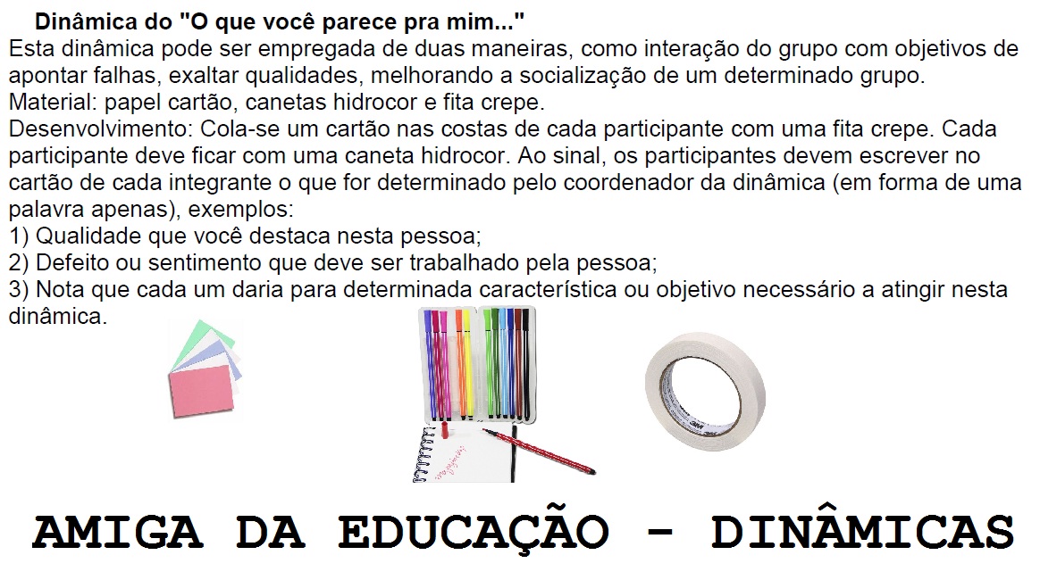 Amiga Da EducaÇÃo DinÂmicas De Grupo Diversas