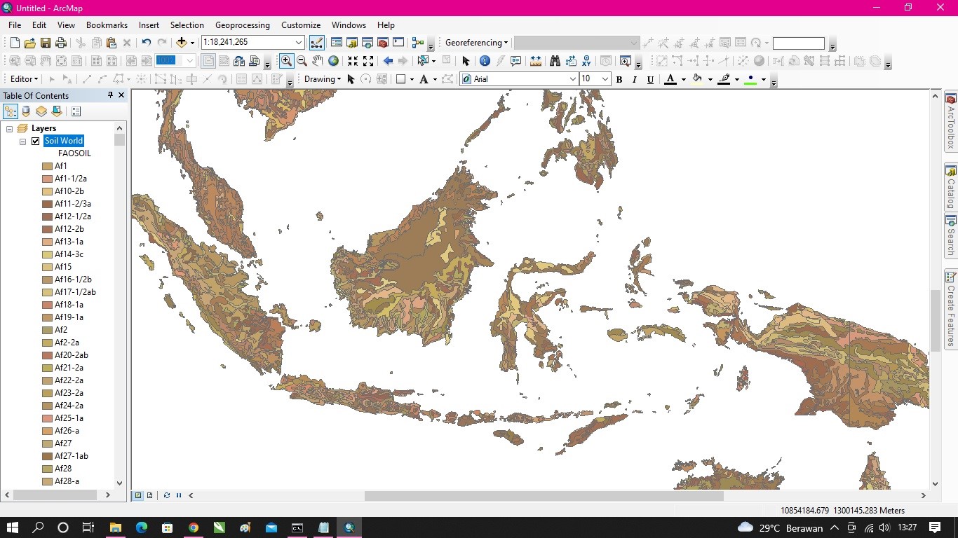 Download Peta Digital Shapefile Jenis Tanah Di Indonesia Tutorial Kita