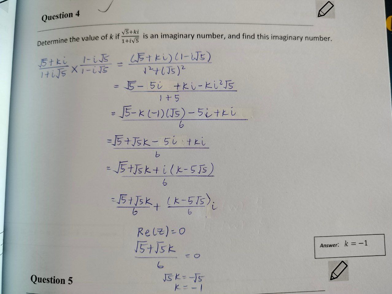 Complex Number In Cartesian Form