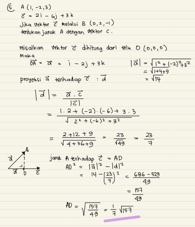 Belajar Happy💖😁 Latihan Soal Perkalian Dua Vektor Matematika Peminatan