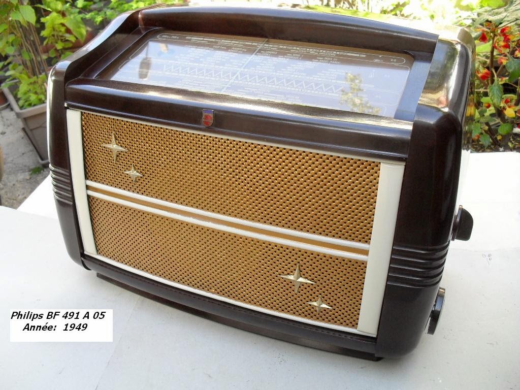 Collectionneur De Tsf Et Radio Philips Modèle Bf 491 A Année 1949